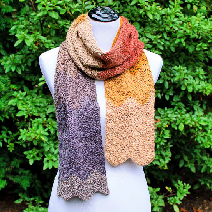 25 Free Crochet Scarf Patterns {PDF Pattern}