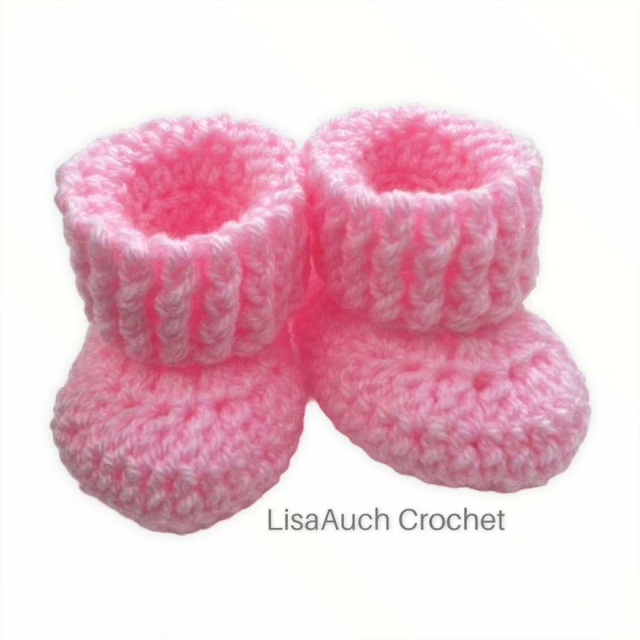 25 Free Crochet Baby Booties Patterns {PDF Pattern}