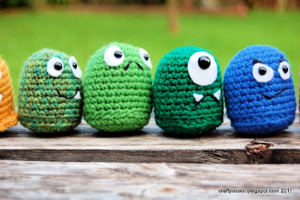 25 Easy and Free Crochet Monster Patterns