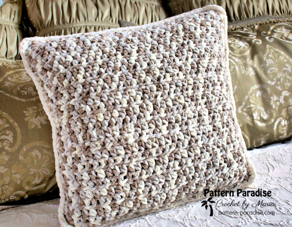25 Free Crochet Pillow Patterns {PDF Pattern}