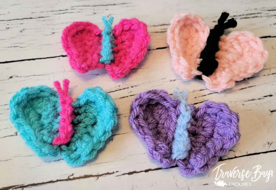 25 Free Crochet Butterfly Patterns {PDF Pattern}