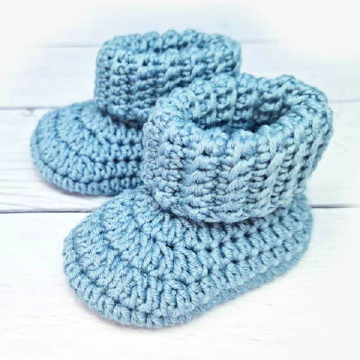 25 Free Crochet Baby Booties Patterns {PDF Pattern}
