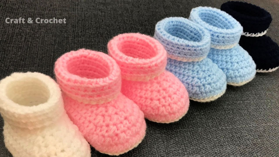 25 Free Crochet Baby Booties Patterns {PDF Pattern}