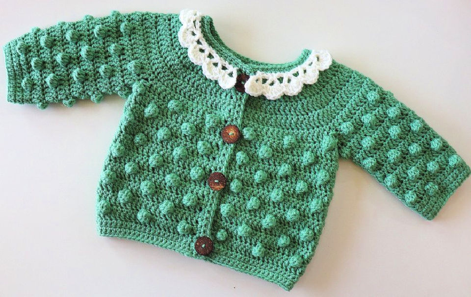 20 Free Crochet Baby Cardigan Patterns {PDF Pattern}