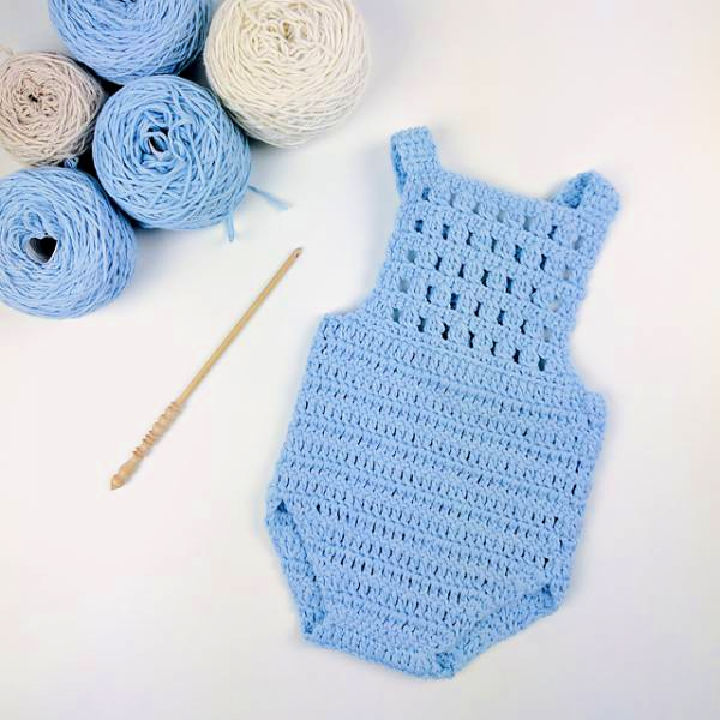15 Free Crochet Baby Romper Patterns {PDF Pattern}