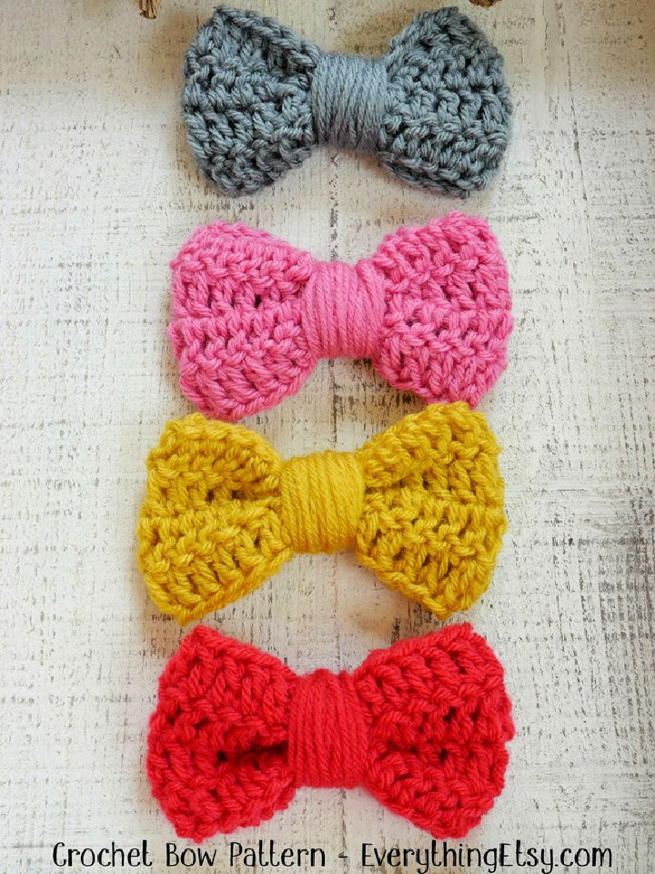 25 Free Crochet Bow Patterns {PDF Pattern}