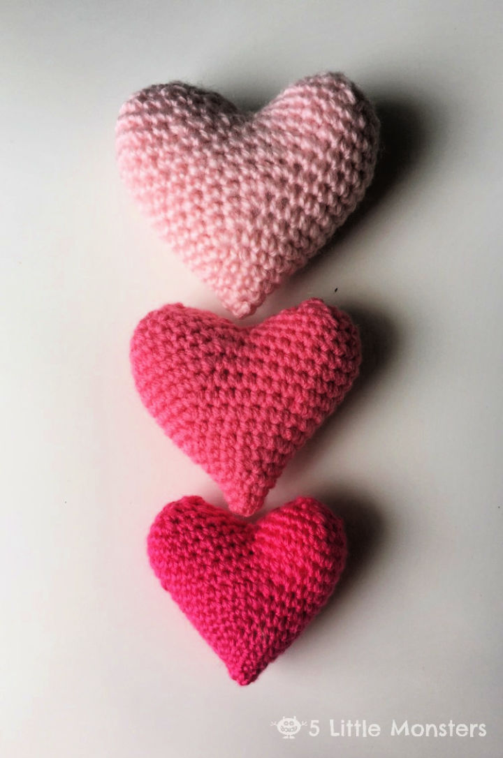25 Free Crochet Heart Patterns {PDF Pattern}