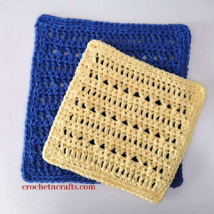 25 Free Crochet Washcloth Patterns (Easy PDF Pattern)