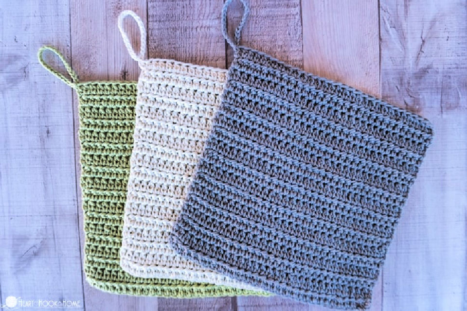 25 Free Crochet Washcloth Patterns (Easy PDF Pattern)