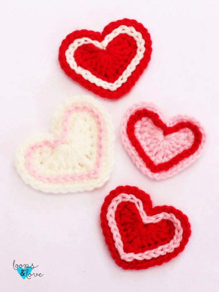 25 Free Crochet Heart Patterns {PDF Pattern}