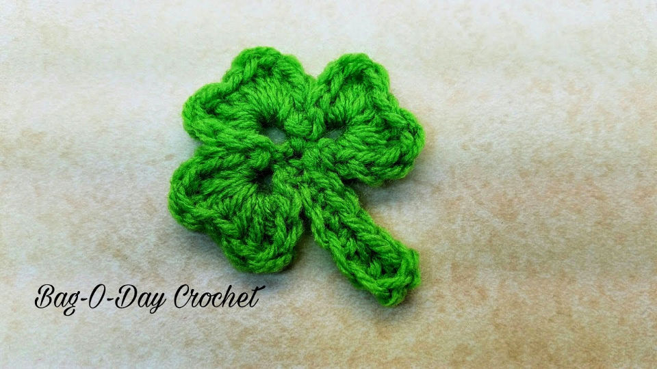 25 Free Crochet Shamrock Patterns (Printable Pattern)