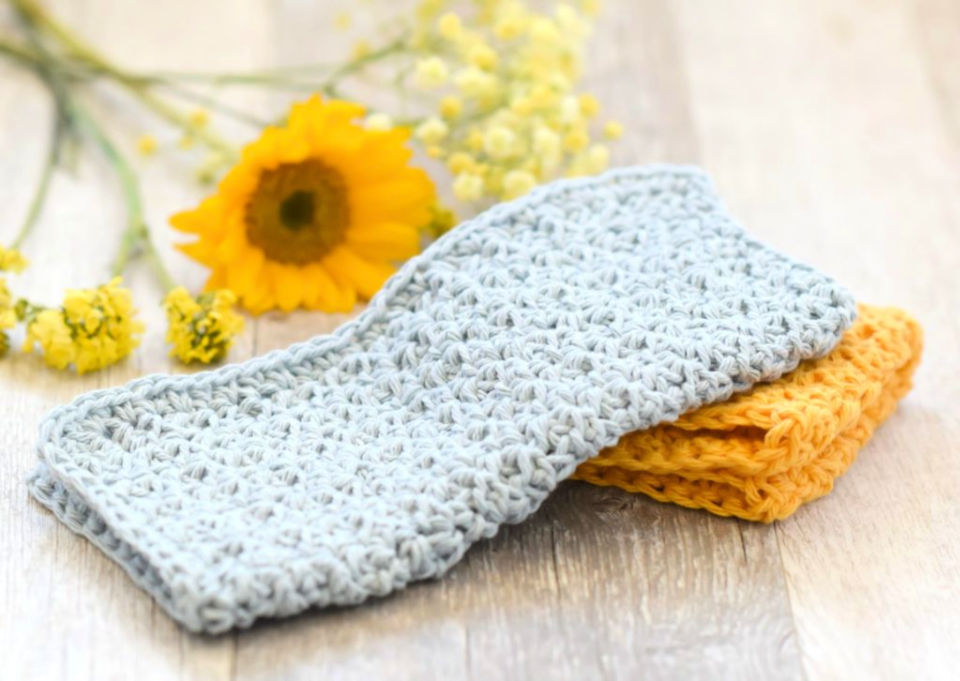25 Free Crochet Washcloth Patterns (Easy PDF Pattern)