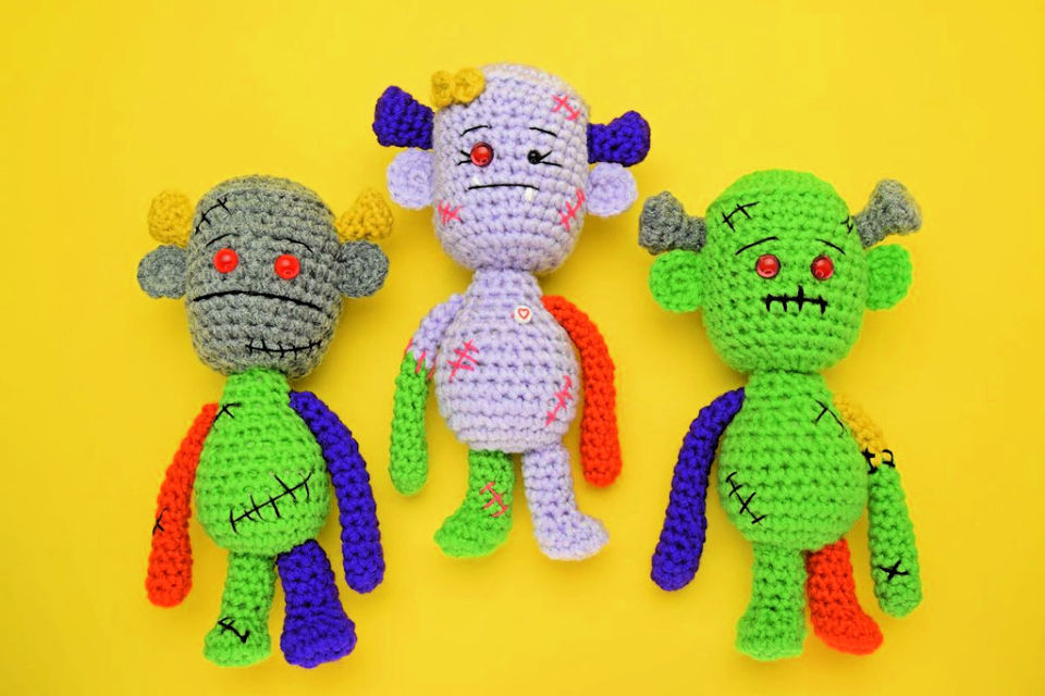 25 Easy and Free Crochet Monster Patterns