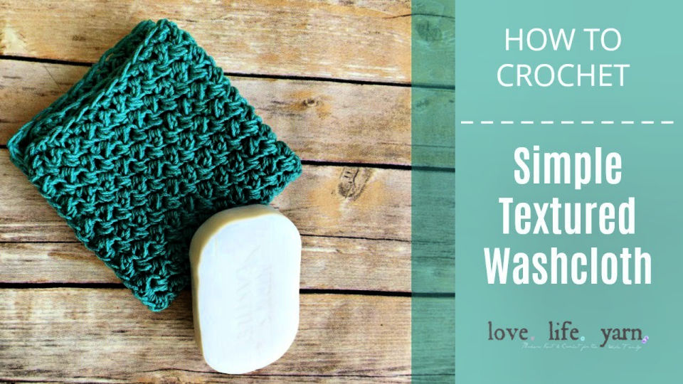 25 Free Crochet Washcloth Patterns (Easy PDF Pattern)