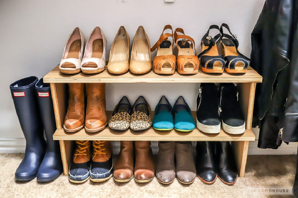 40 DIY Shoe Rack Ideas to Build Your Shoe Storage Space