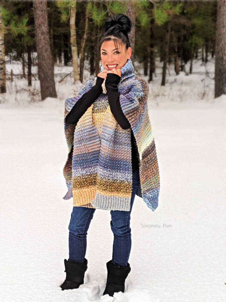 25 Free Crochet Poncho Patterns for Beginners
