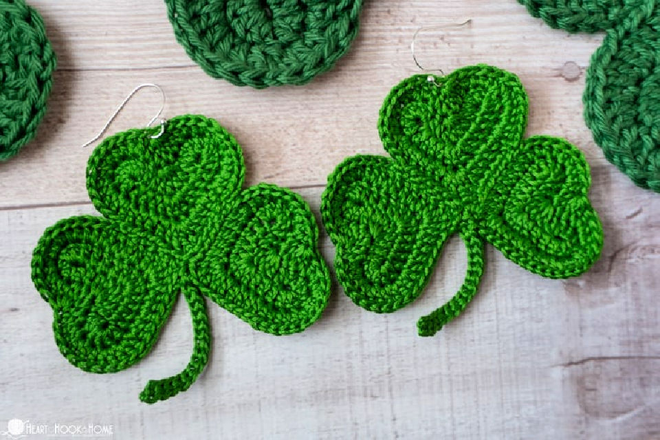 25 Free Crochet Shamrock Patterns (Printable Pattern)