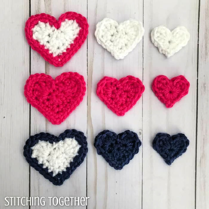 25 Free Crochet Heart Patterns {PDF Pattern}