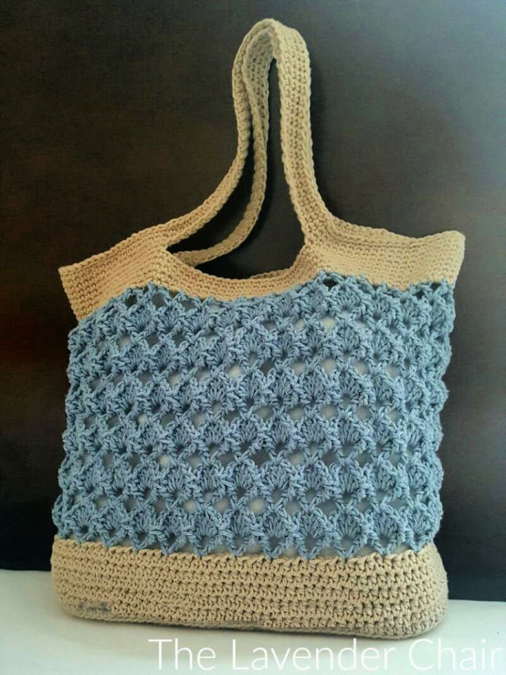 25 Free Crochet Market Bag Patterns (Market Tote Pattern)