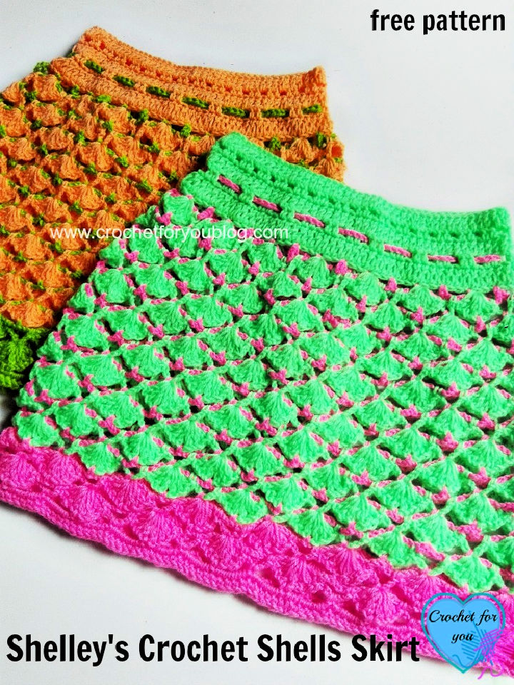 25 Free Crochet Skirt Patterns (Long and Short)