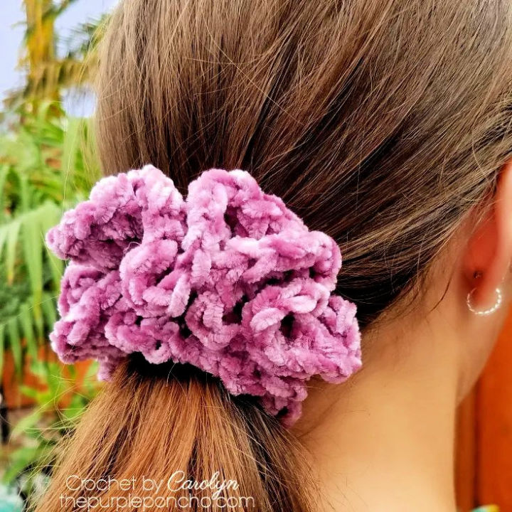 25 Free Crochet Scrunchie Patterns {PDF Pattern}