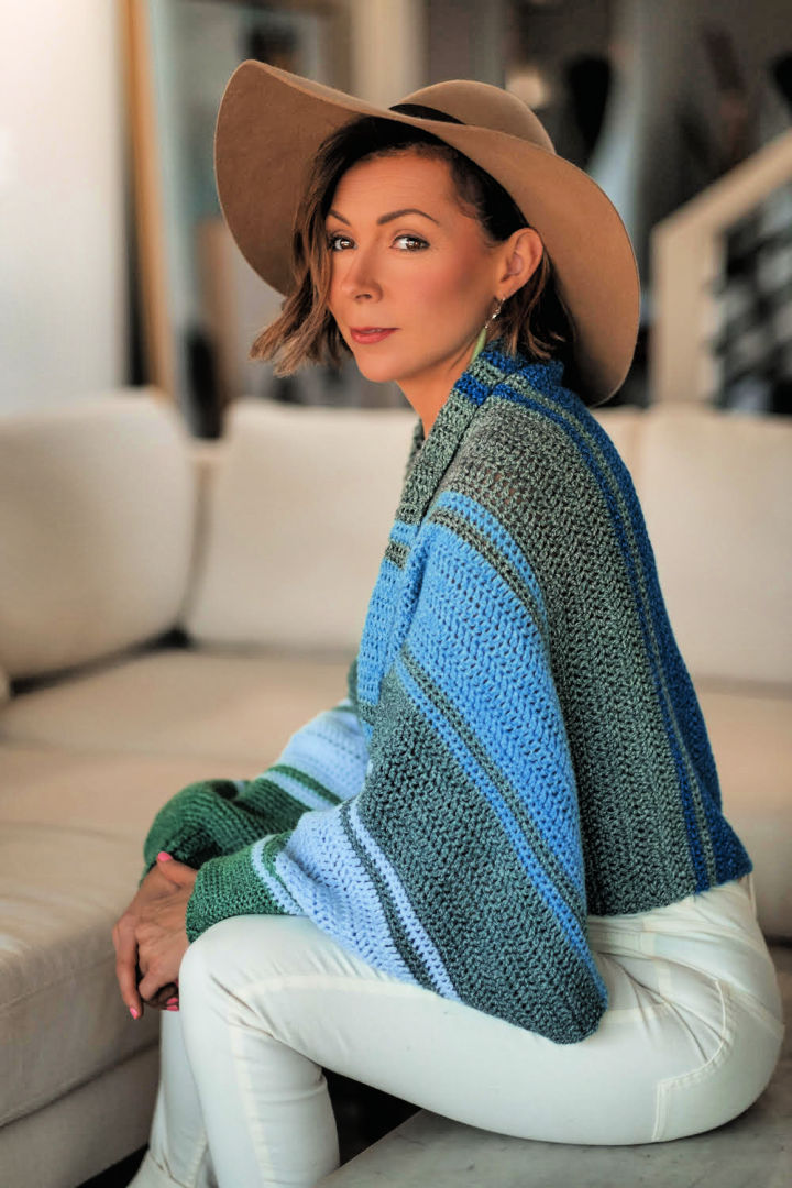 25 Free Crochet Shrug Patterns (Easy PDF Pattern)