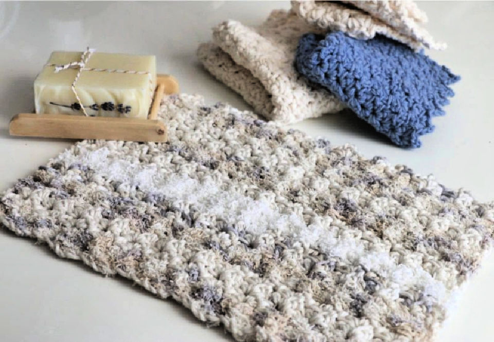 25 Free Crochet Washcloth Patterns (Easy PDF Pattern)