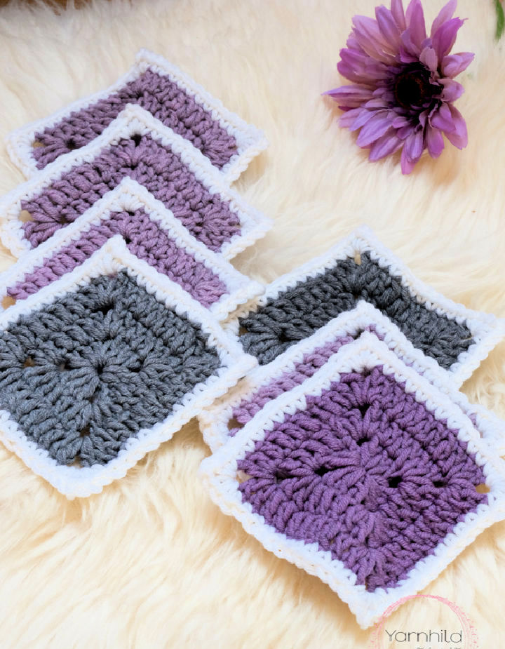 25 Free Crochet Granny Square Patterns (Easy PDF Pattern)