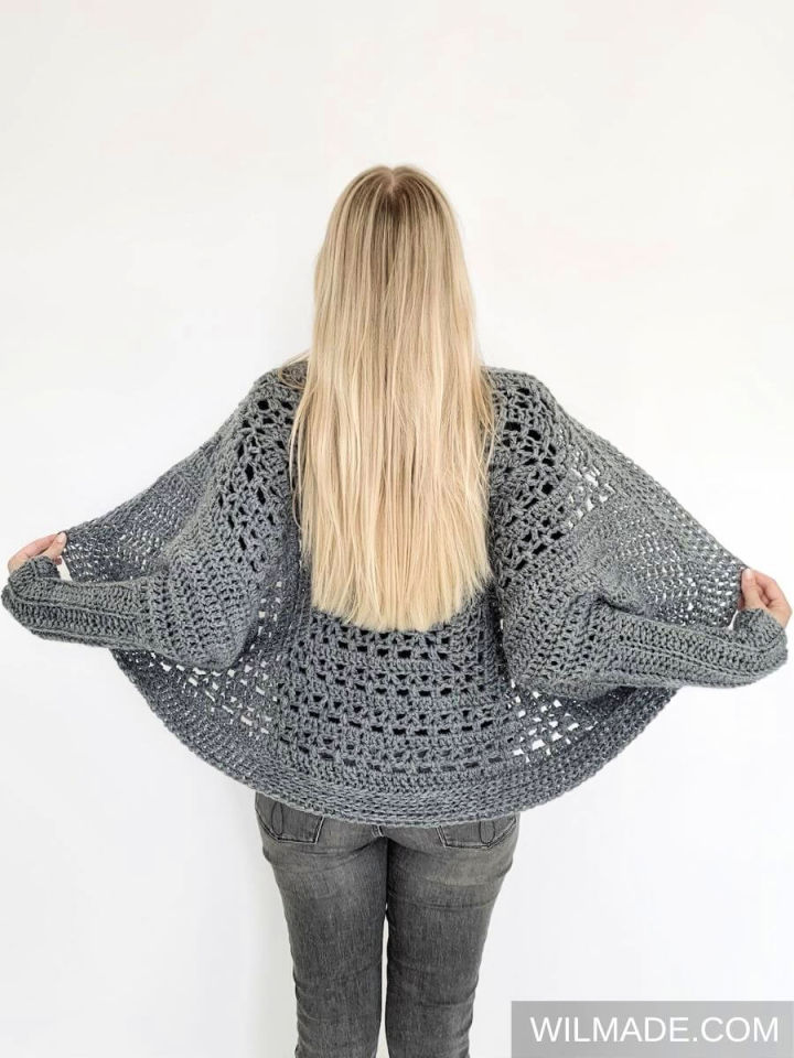 25 Free Crochet Shrug Patterns (Easy PDF Pattern)