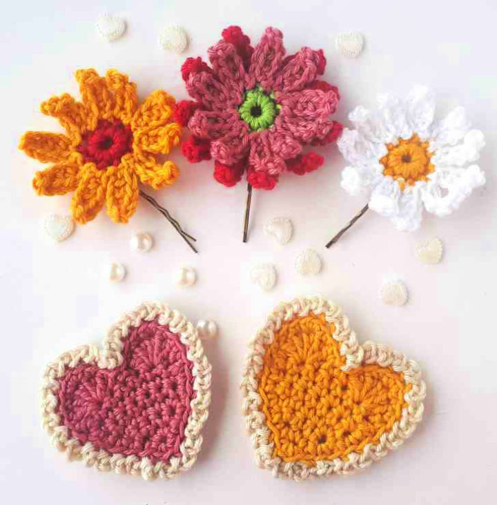 25 Free Crochet Heart Patterns {PDF Pattern}