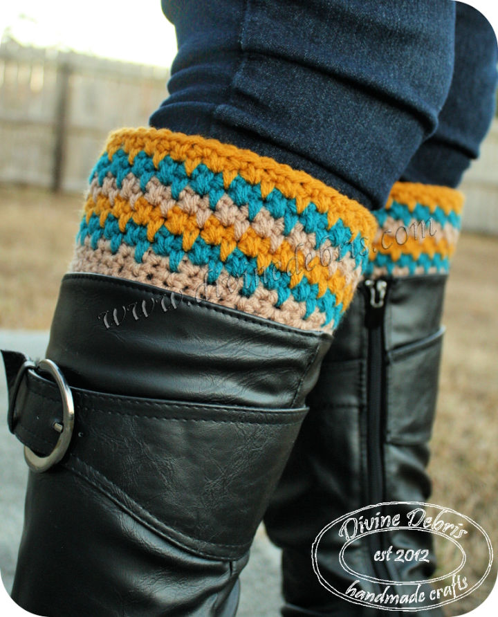 25 Free Crochet Boot Cuffs Pattern {PDF Patterns}