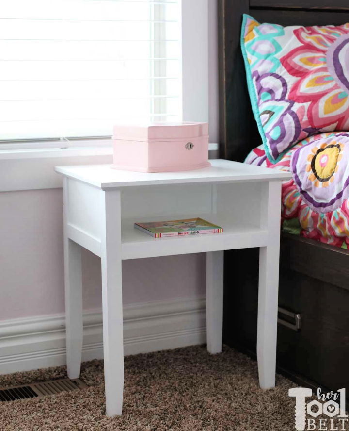 25 DIY Nightstand Ideas and Plans {DIY Bedside Table}