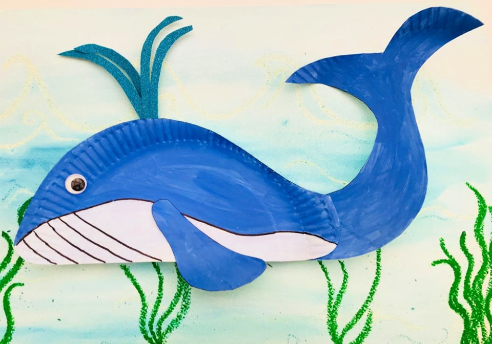 25 Whale Crafts for Kids: (Preschoolers and Toddlers)
