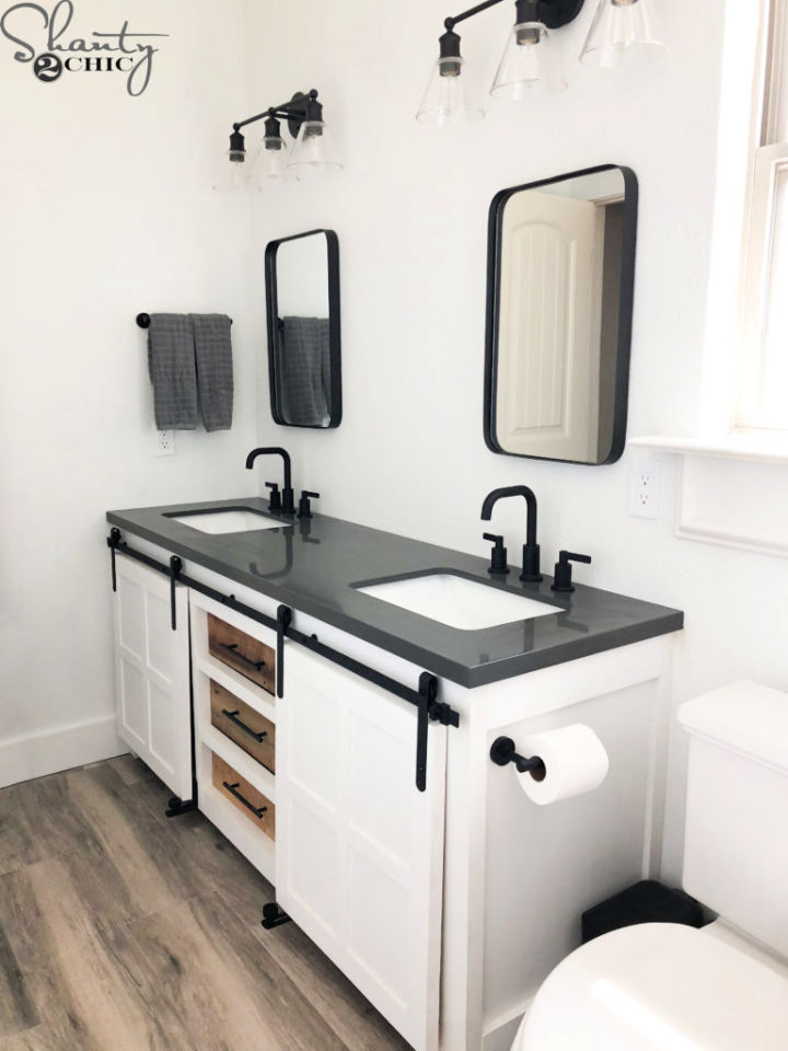 25 DIY Bathroom Vanity Ideas: How To Build a Bathroom Vanity