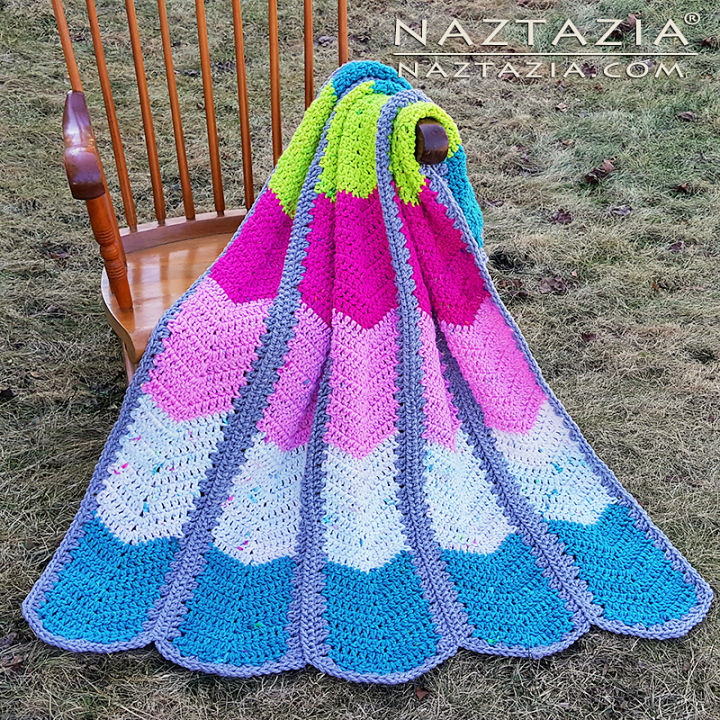 40 Free Chevron Crochet Patterns (PDF Blanket Pattern)