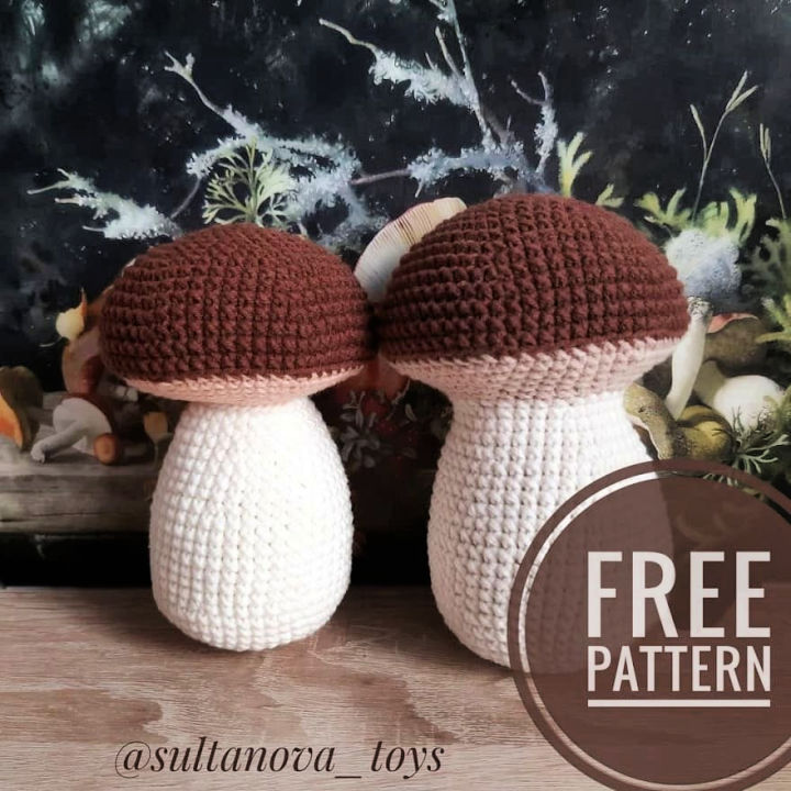 25 Free Crochet Mushroom Patterns (Amigurumi Pattern)