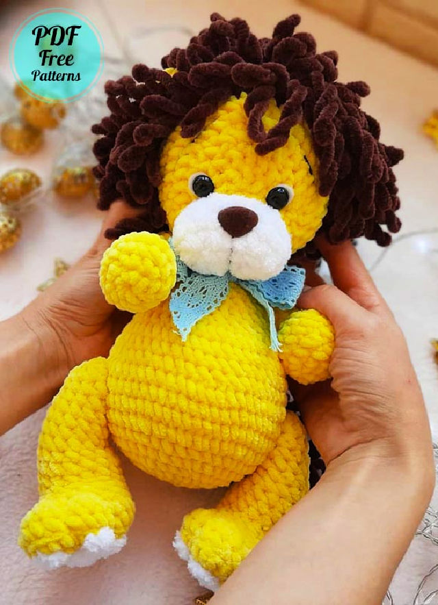 25 Free Crochet Lion Patterns (Amigurumi Pattern)