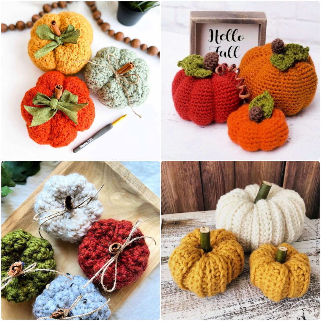 25 Free Crochet Pumpkin Patterns {PDF Pattern}