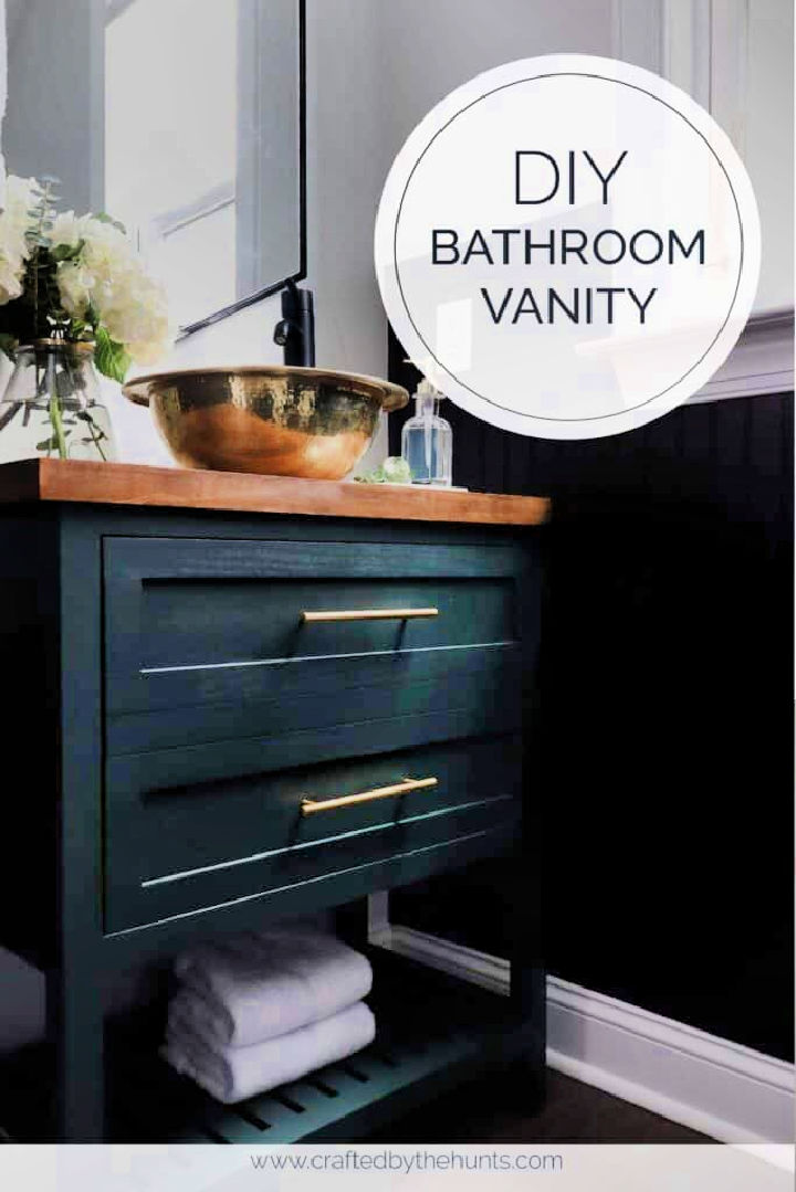 25 DIY Bathroom Vanity Ideas: How To Build a Bathroom Vanity
