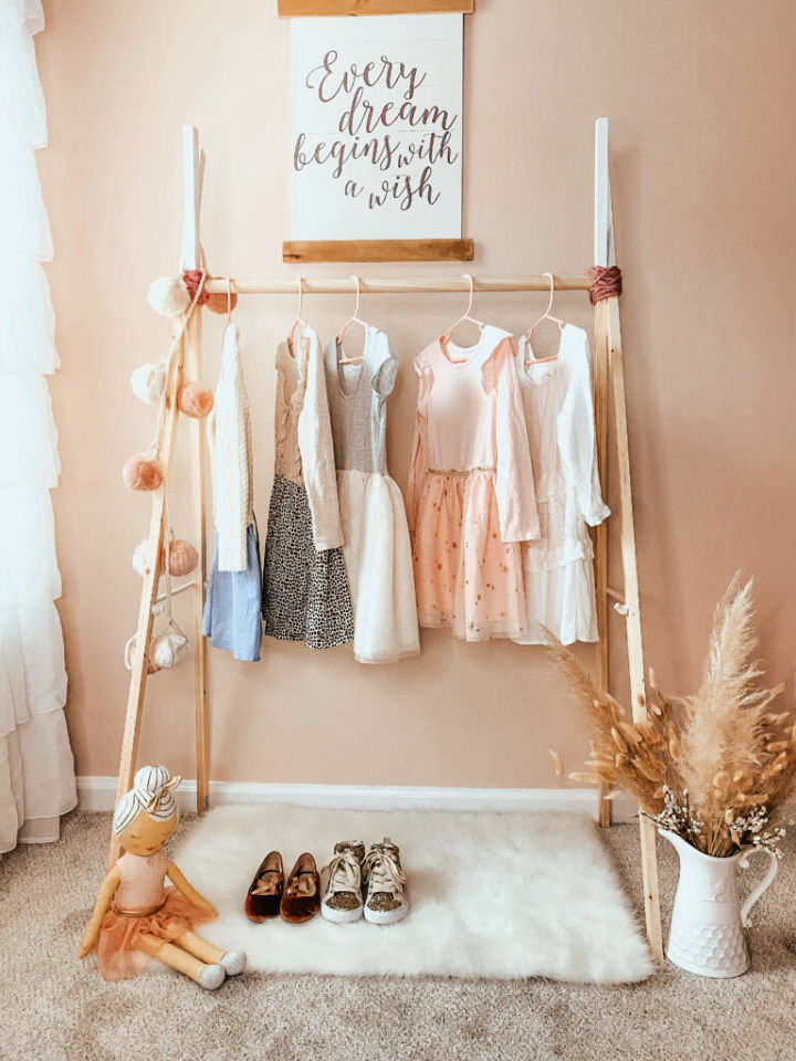 30 Homemade DIY Clothes Rack Ideas to Make