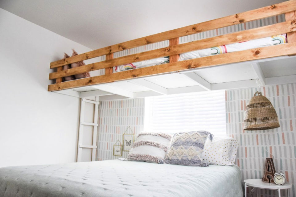 20 Free DIY Loft Bed Plans to Build Your Own Loft Bed