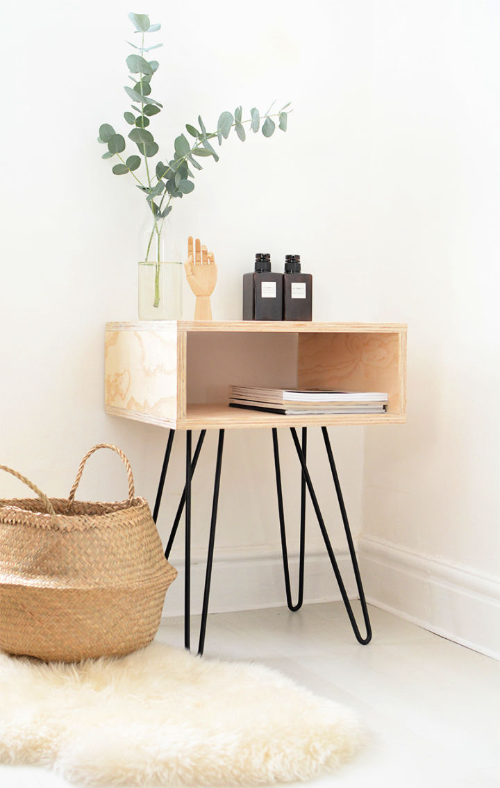 25 DIY Nightstand Ideas and Plans {DIY Bedside Table}