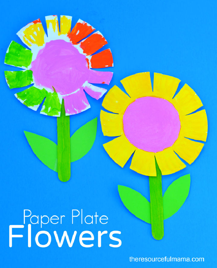 25 Easy Flower Crafts for Kids: Flower Art and Craft Ideas