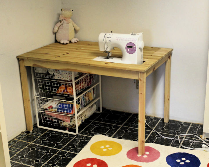 25 Homemade DIY Sewing Table Ideas and Plans