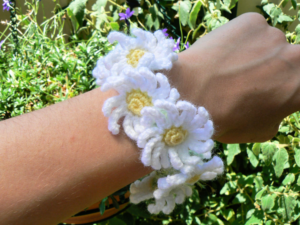 25 Free Crochet Daisy Patterns (White Flower Pattern)