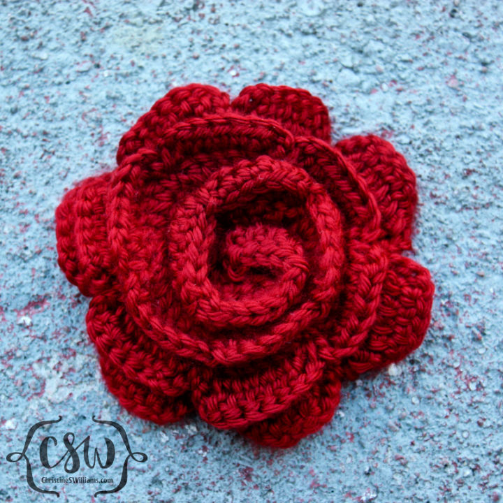 30 Free Crochet Rose Patterns (Crochet Roses Pattern PDF)