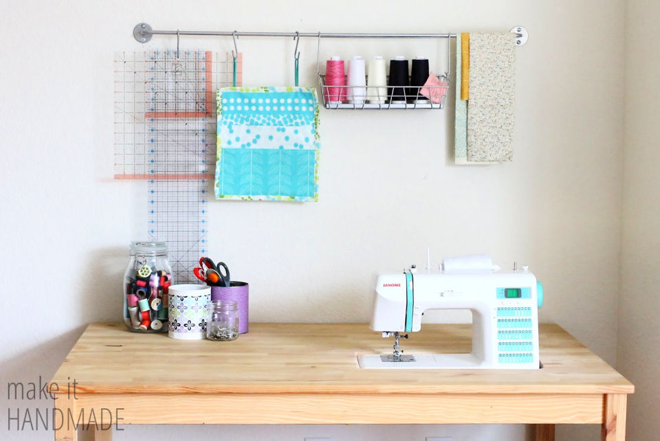 25 Homemade DIY Sewing Table Ideas and Plans