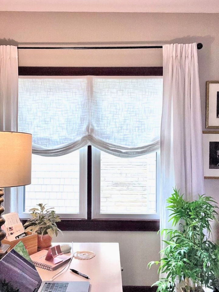 20 Easy DIY Roman Shades: How To Make a Roman Shade