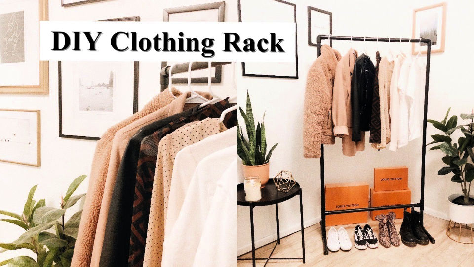 30 Homemade DIY Clothes Rack Ideas to Make