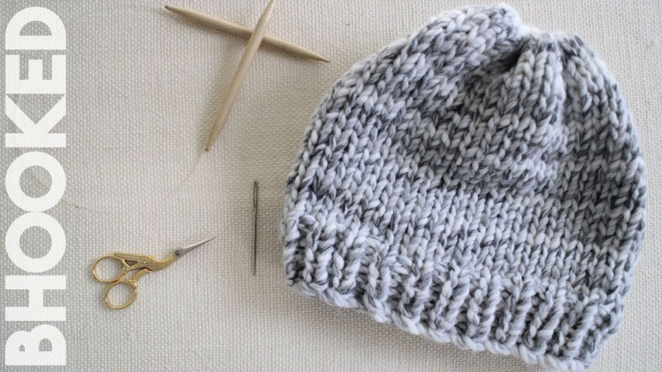40 Easy Knit Hat Patterns (Free Hat Knitting Pattern)